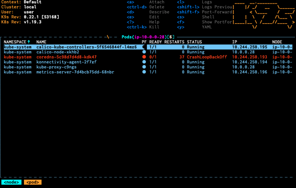 k0sのk8sをk9sで見てみた - Tech Inside Drecom